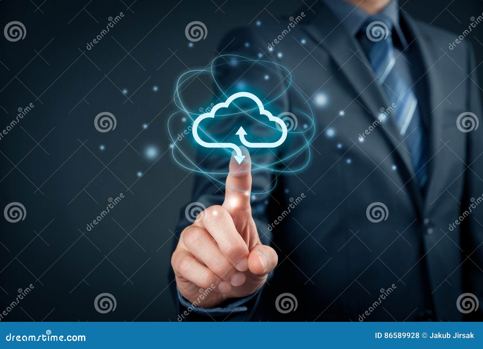 Cloud computing stock photo. Image of network, easy, gesture - 86589928