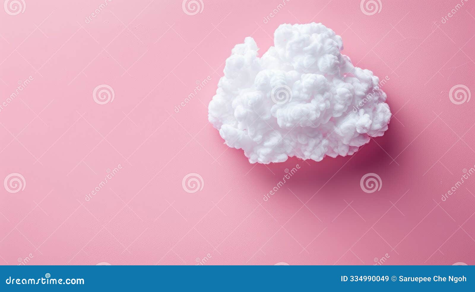 Cloud Computing Concept Frame Border Background with Pink Backdrop and ...