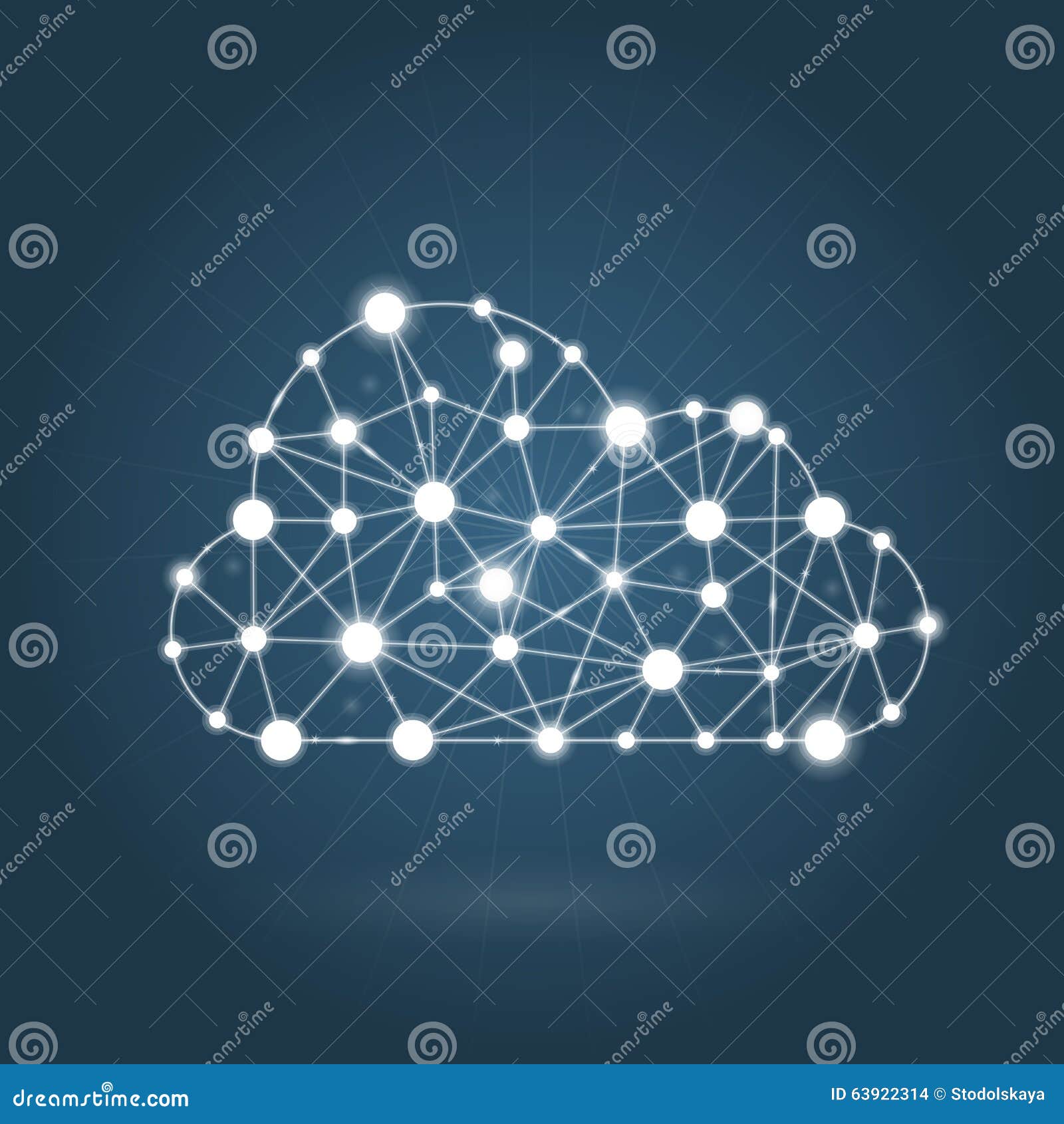 Cloud Computing Concept - Internet Stock Vector - Illustration of ...
