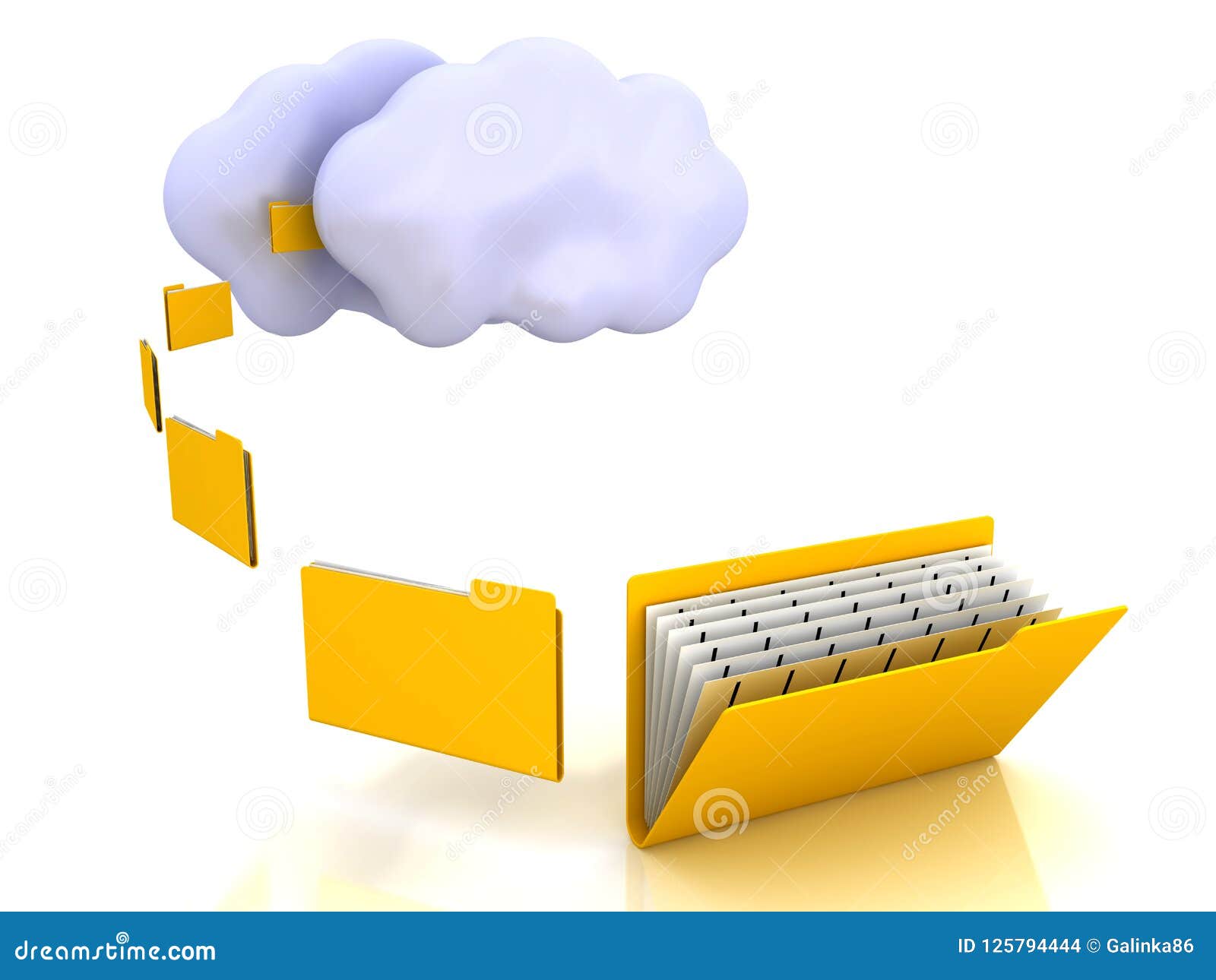Cloud Computing Concept.Isolated on White Background Stock Illustration ... Cloud Computing Concept.Isolated on White Background Stock Illustration ...