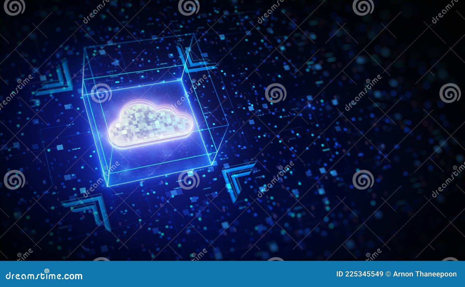 Cloud computing stock image. Image of access, security - 225345549