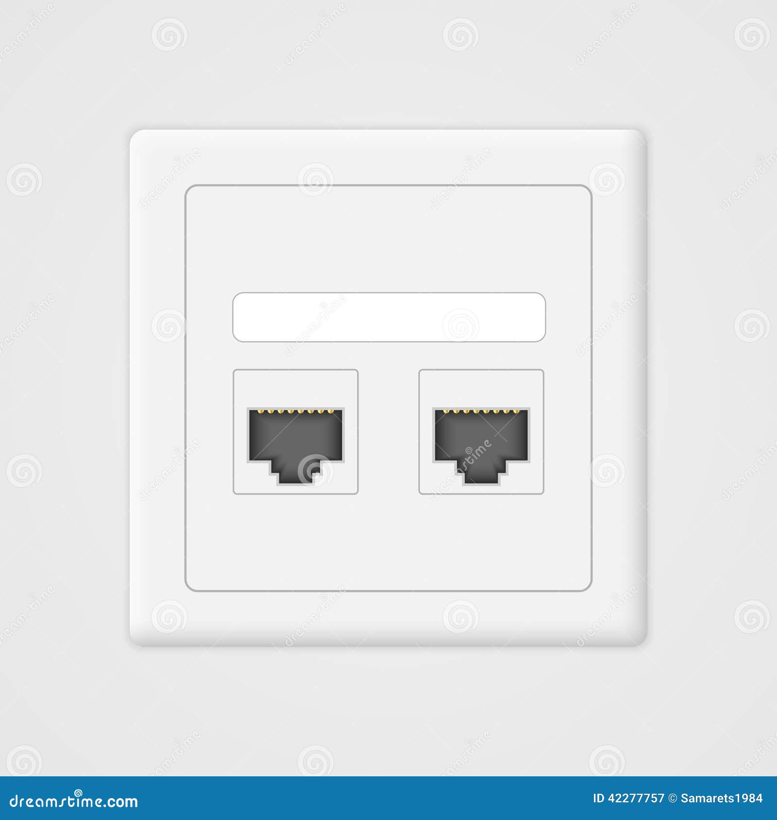 Socket Rj45 Icon. Cartoon Vector | CartoonDealer.com #115899557