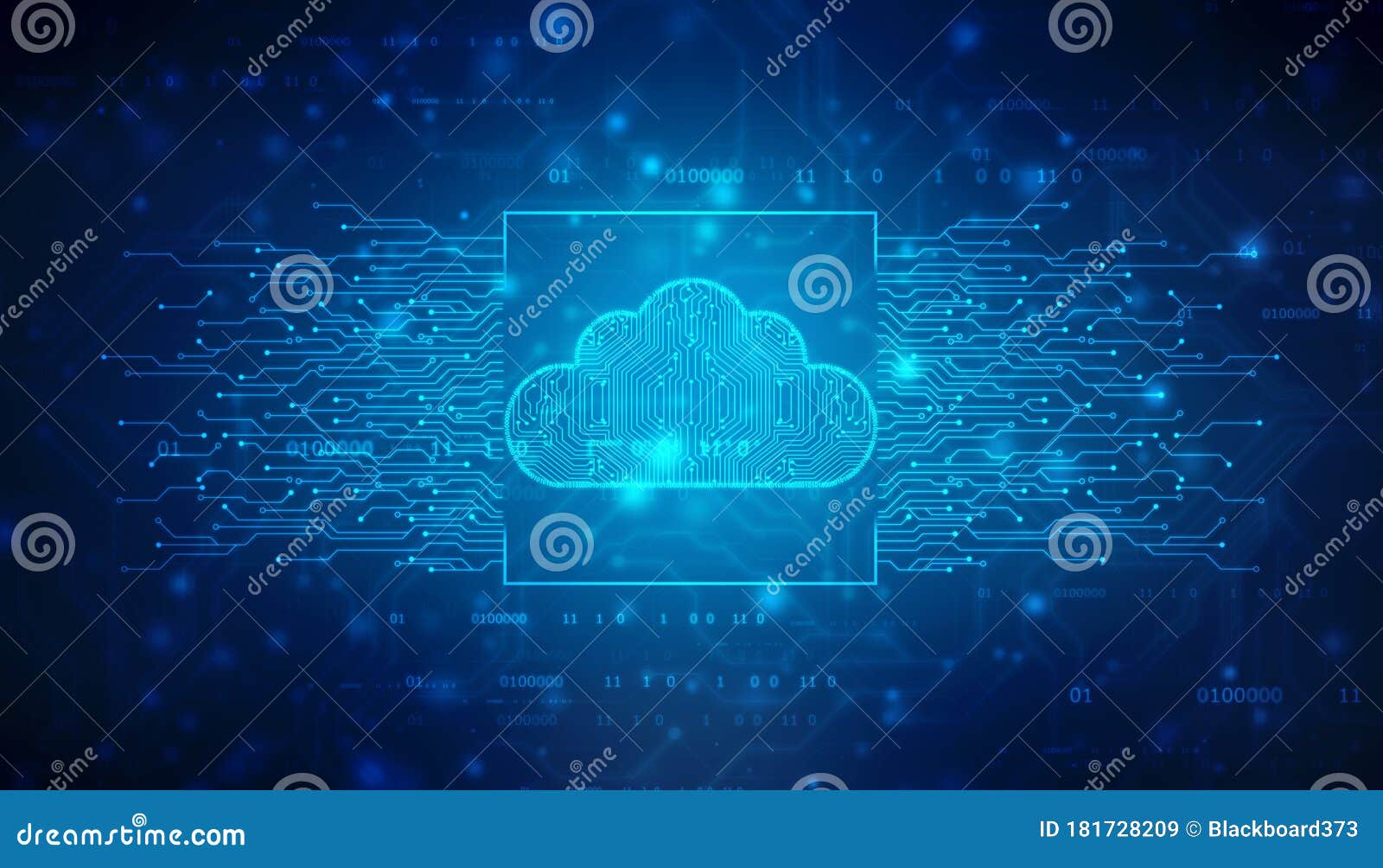 Cloud Computing Concept, Cloud Computing Technology Internet Concept Background Stock Image ...
