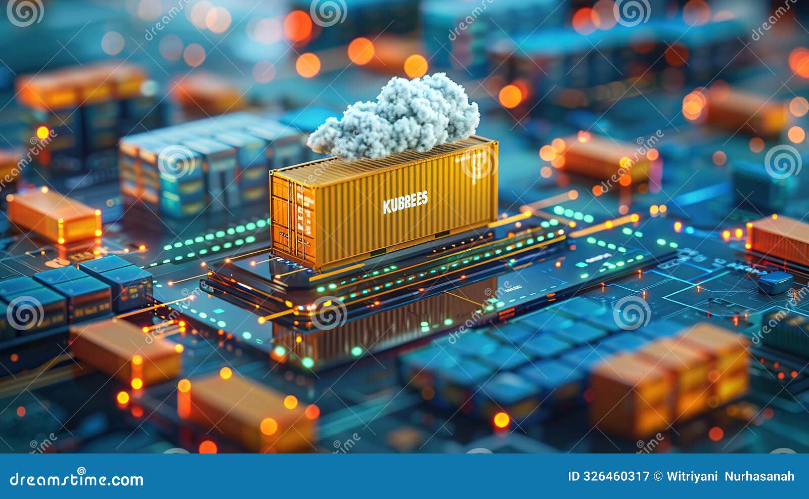 Cloud Computing and Containerization in Modern Technology Stock ...
