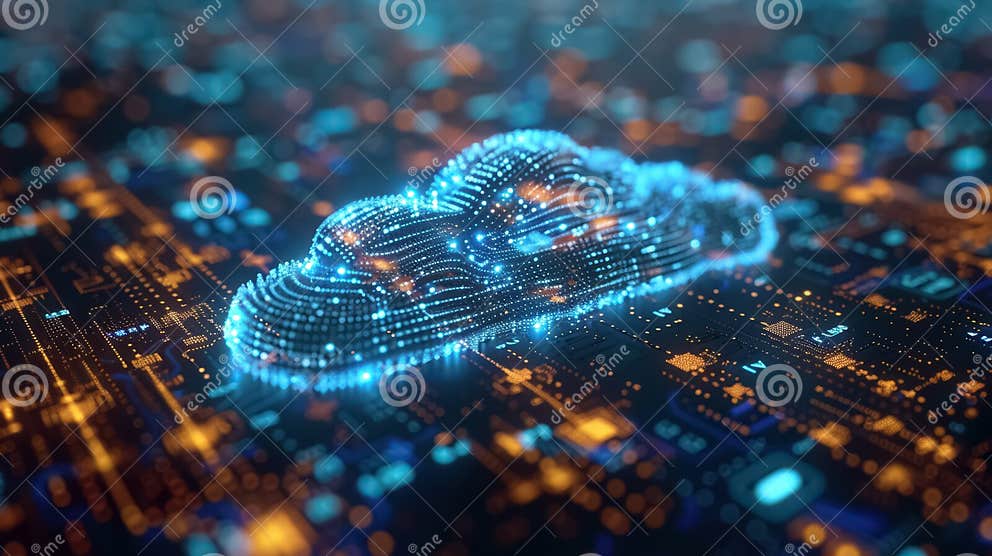 Cloud Computing Cost Efficiency Stock Illustration - Illustration of ...