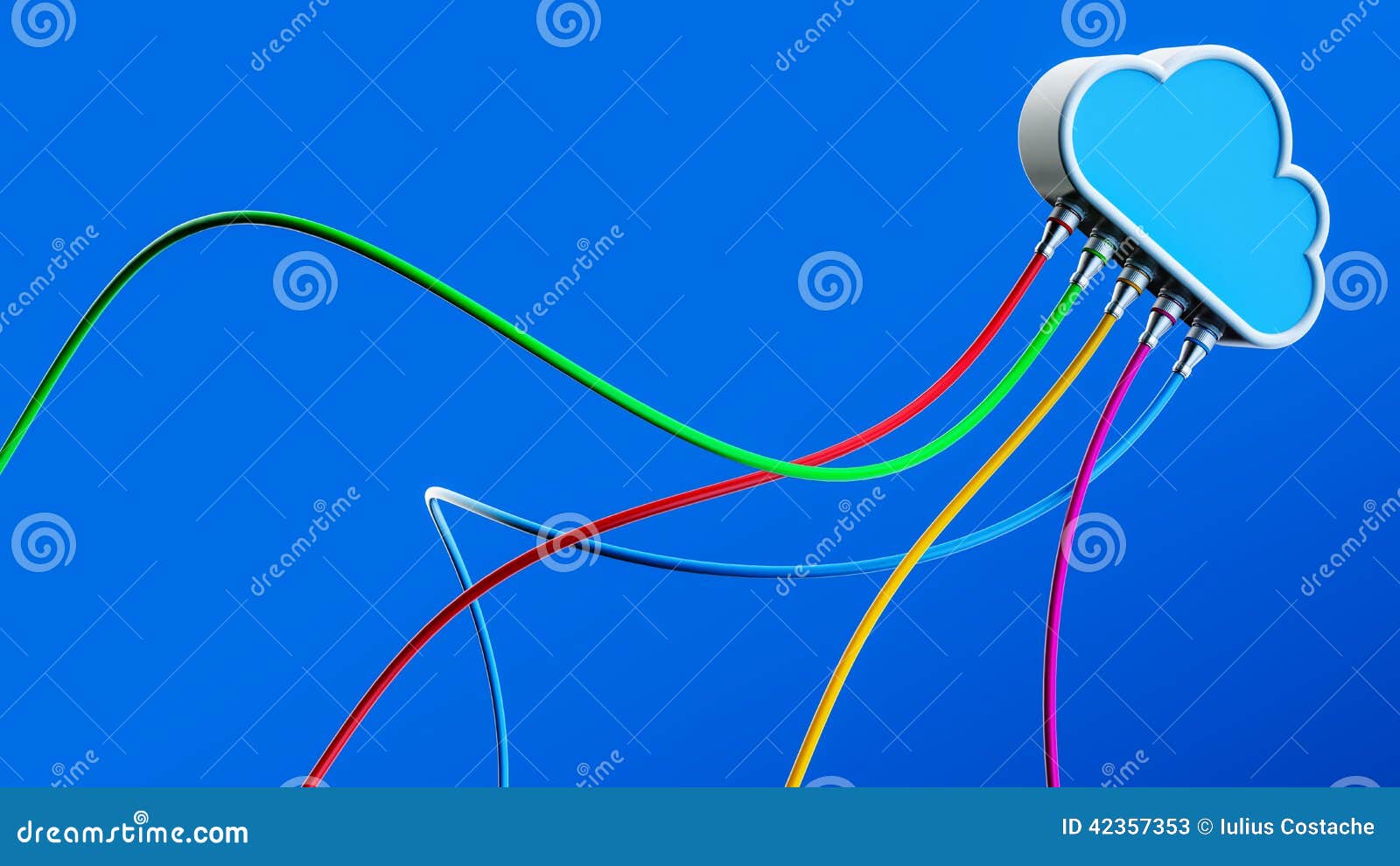 Cloud Stock Illustration Illustration Of Server Concept 42357353