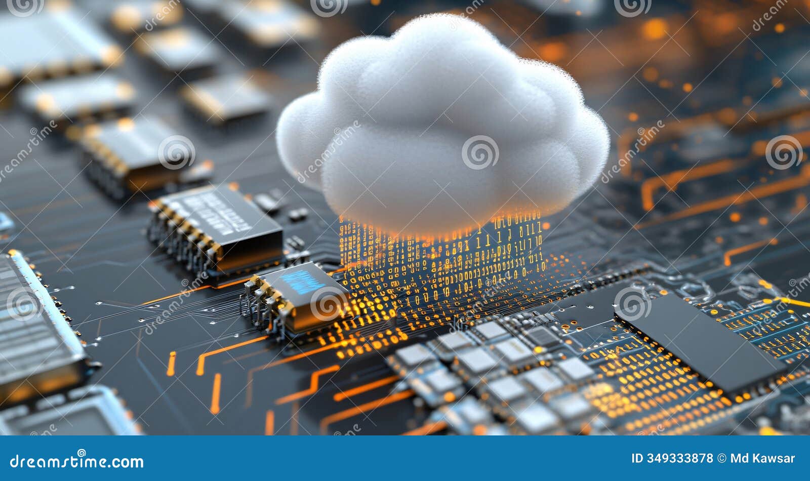 Cloud Computing Data Center, Digital Transformation High Quality Image ...