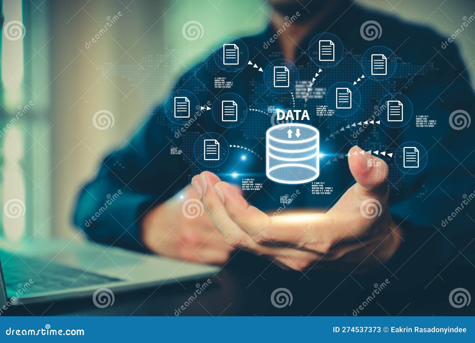 Cloud Computing Data Management Technology System for Computer Network Cyber Security or ...