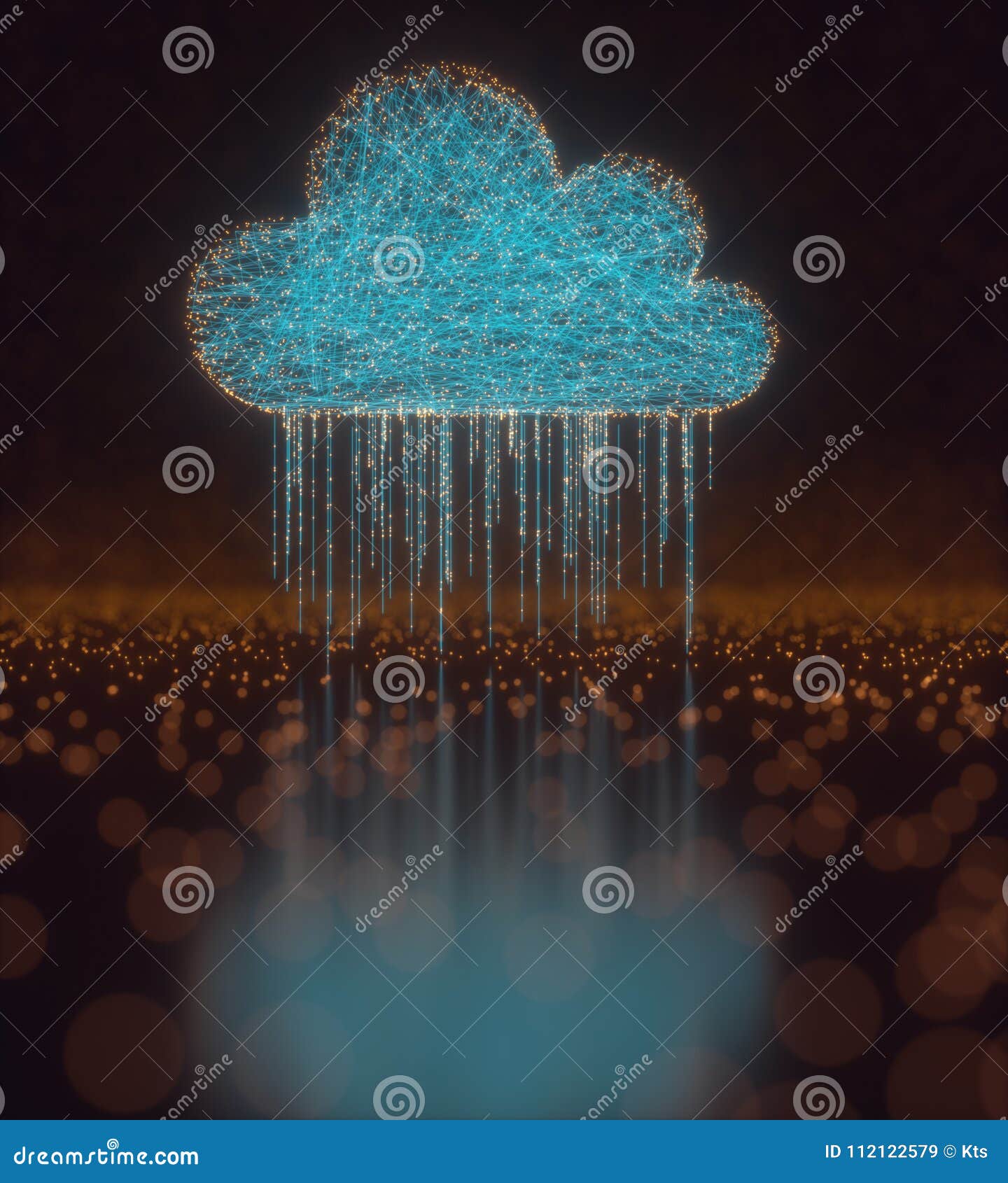Cloud Computing Data Rain stock image. Image of hosted - 112122579