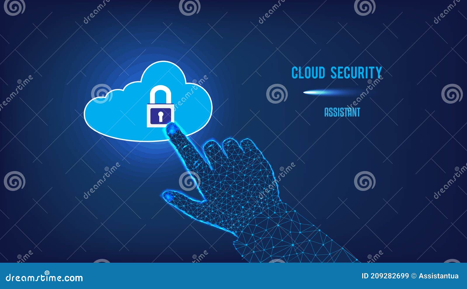 Cloud Computing Data Security Concept. Clicking on Cloud Computing Data ...