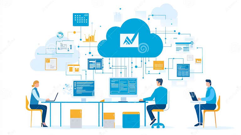 Cloud Computing and Data Sharing with Connected Employees Working on ...
