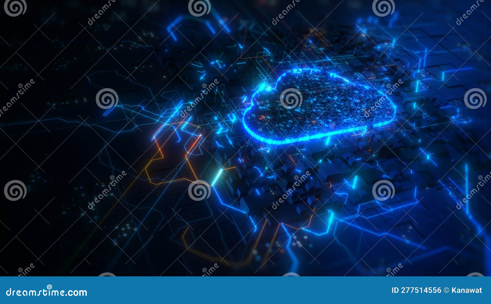 Cloud Computing Data Storage and Transfer of Digital Data, Global ...