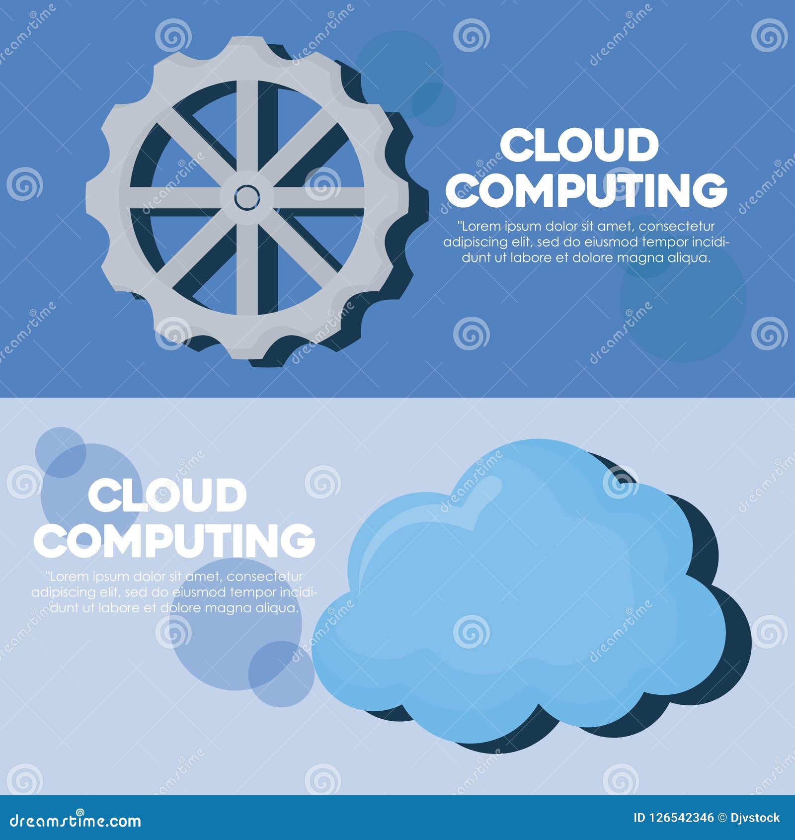 Cloud computing design stock vector. Illustration of secure - 126542346