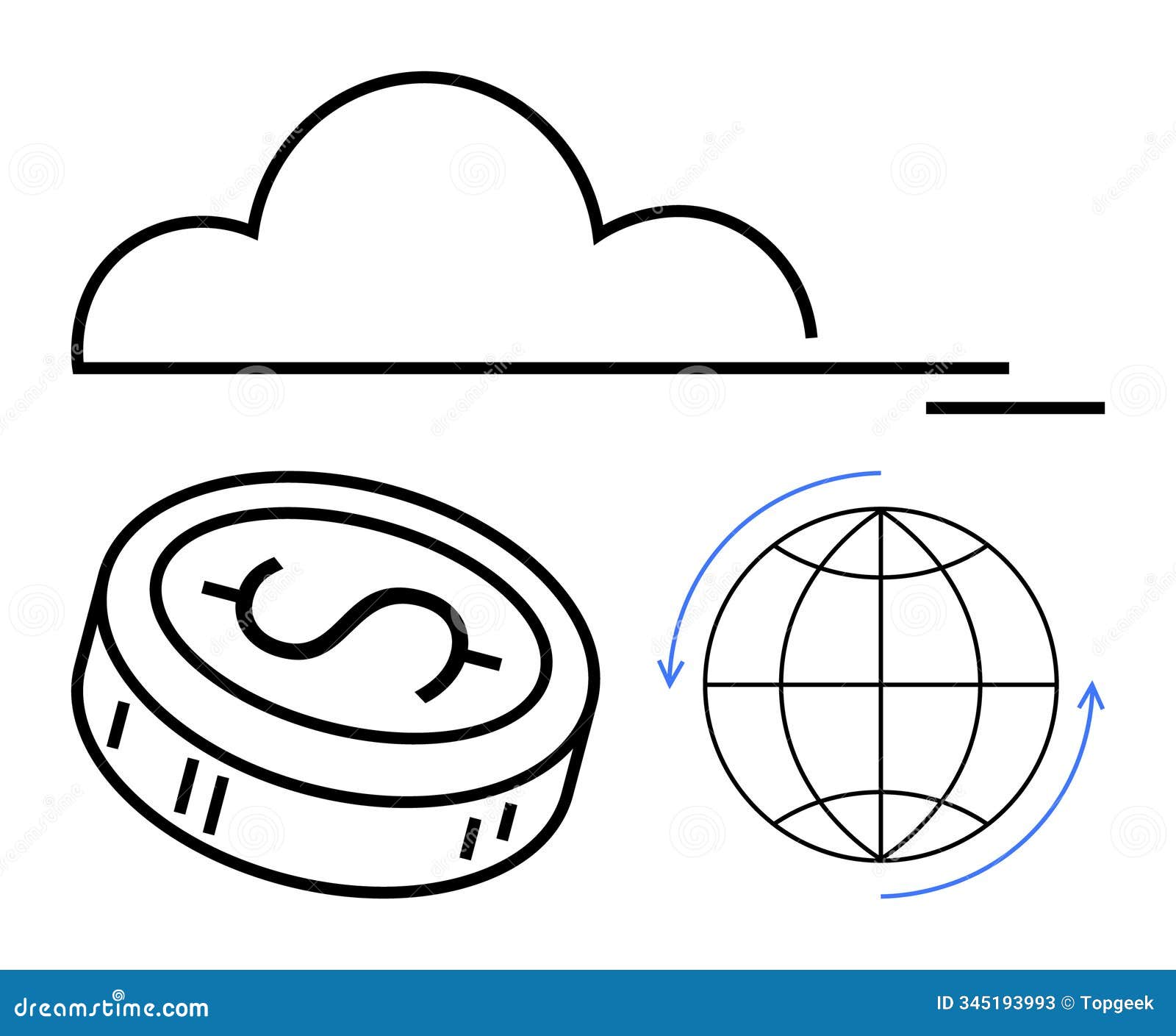 Global Connectivity World Globe Surrounded By Communication Devices ...
