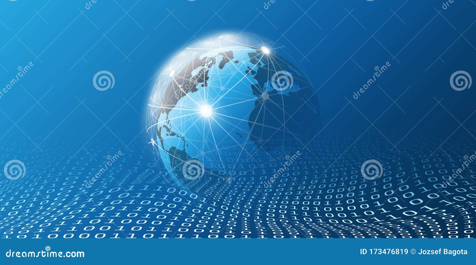 Cloud Computing and Global Networks Concept Stock Vector - Illustration ...