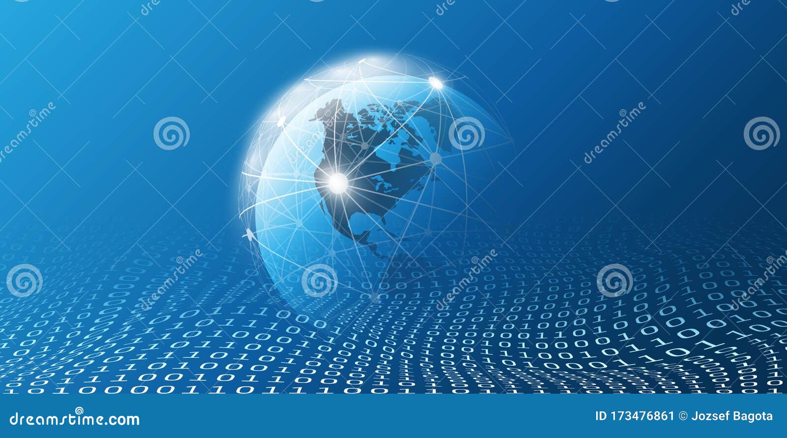 Cloud Computing and Global Networks Concept Stock Vector - Illustration ...