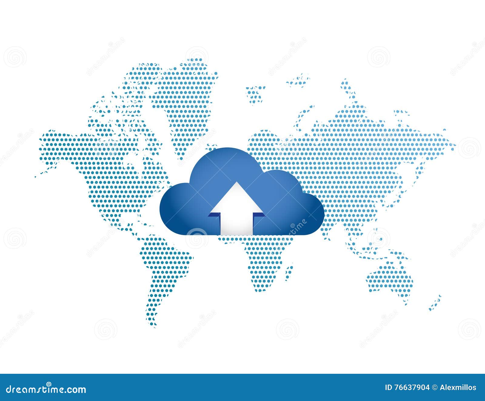 Cloud Computing Globalization Connection Concept Stock Photo - Image of ...