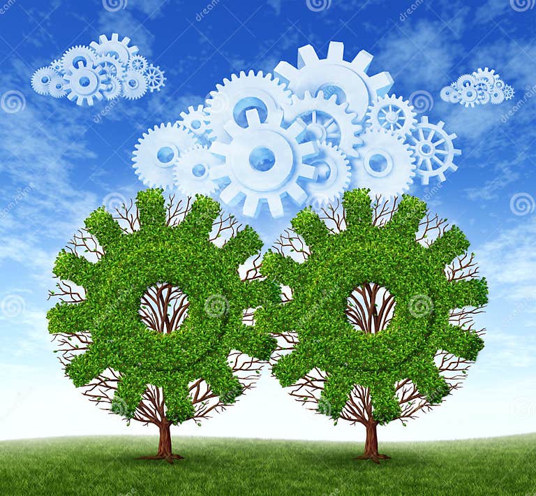 Cloud Computing Growth stock illustration. Illustration of internet ...