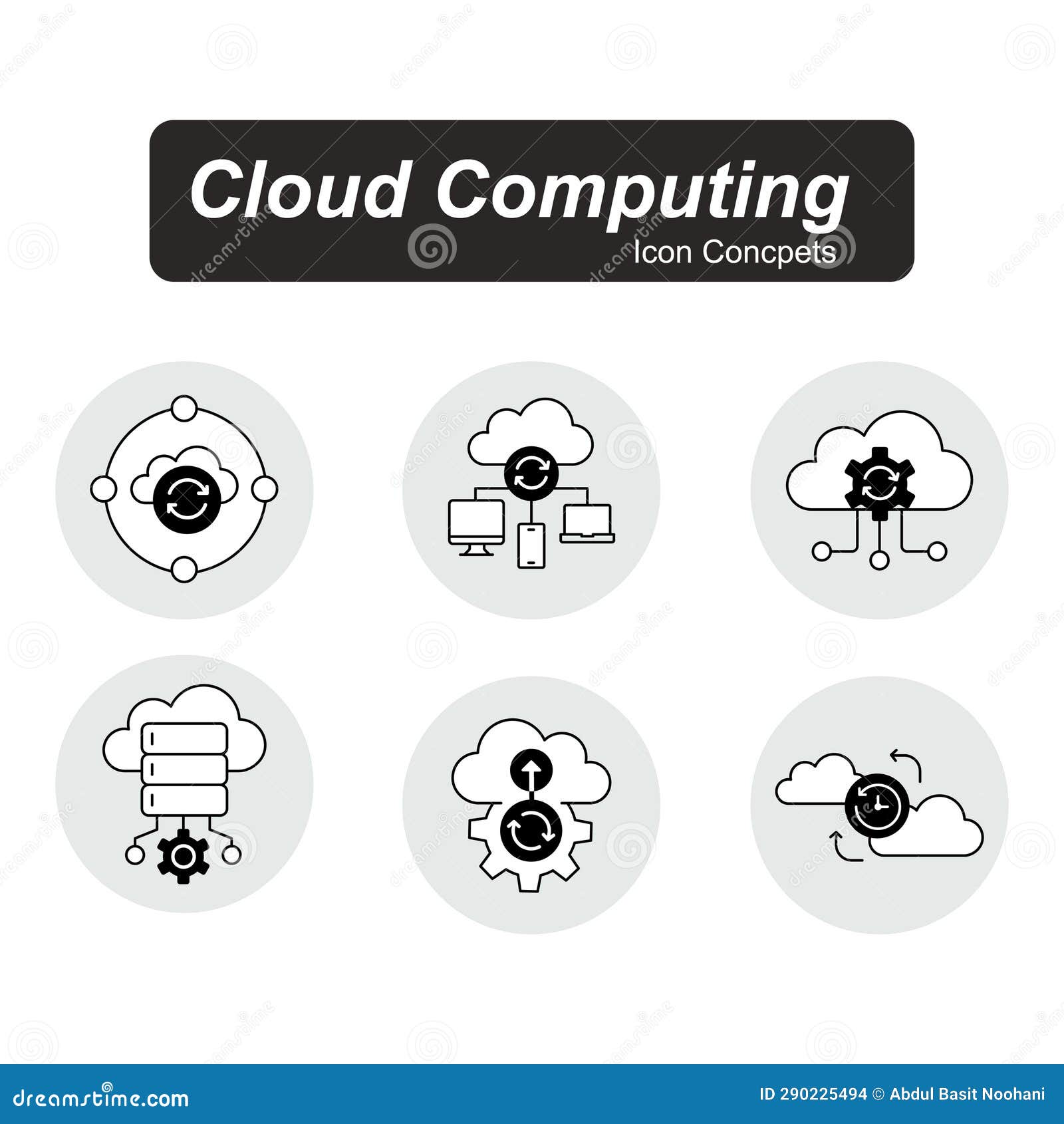 Cloud Computing Icon. Cloud Computing Services, Cloud Computing Solutions, Cloud Computing ...