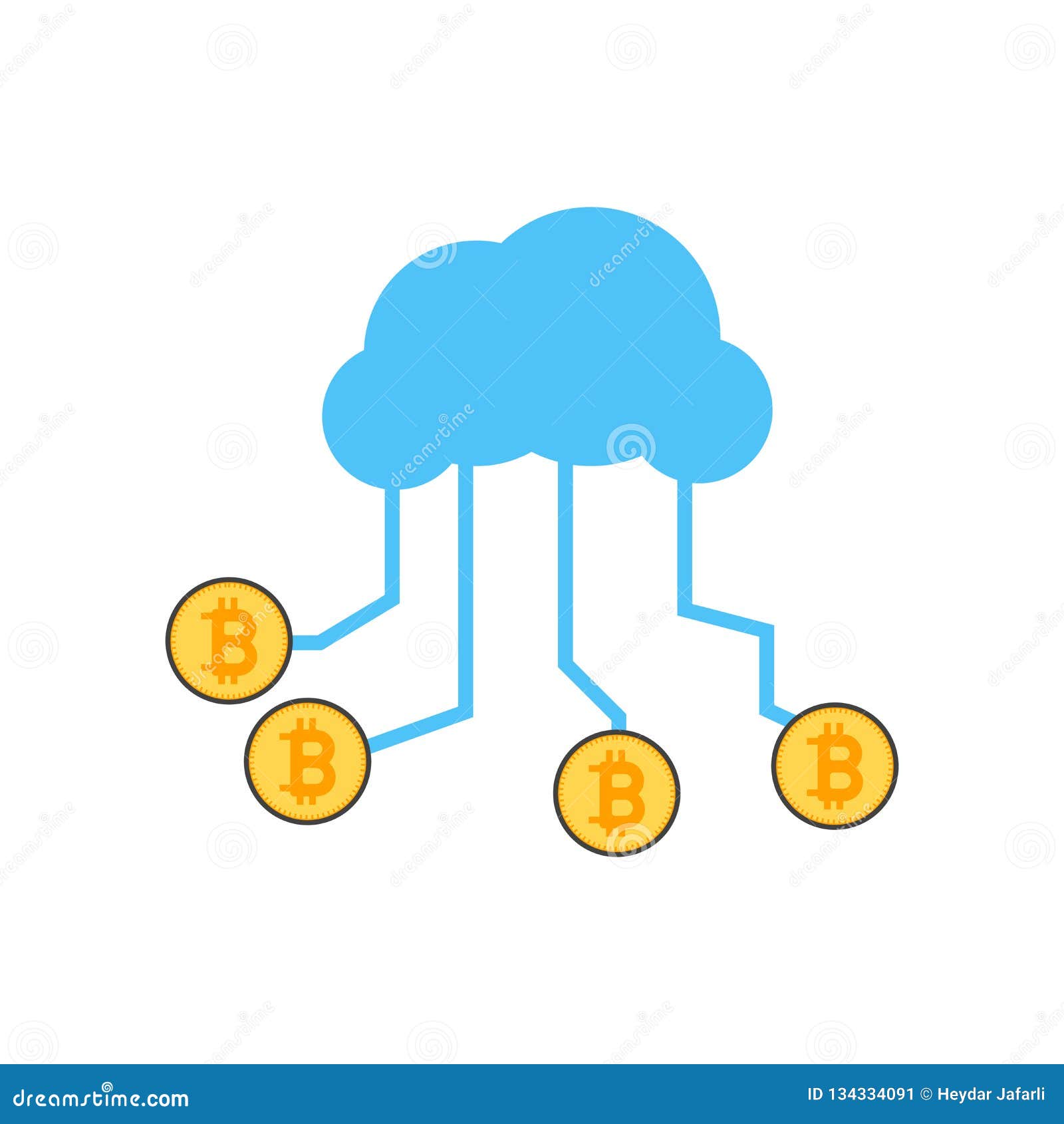 Cloud Computing Icon Vector Sign and Symbol Isolated on White ...