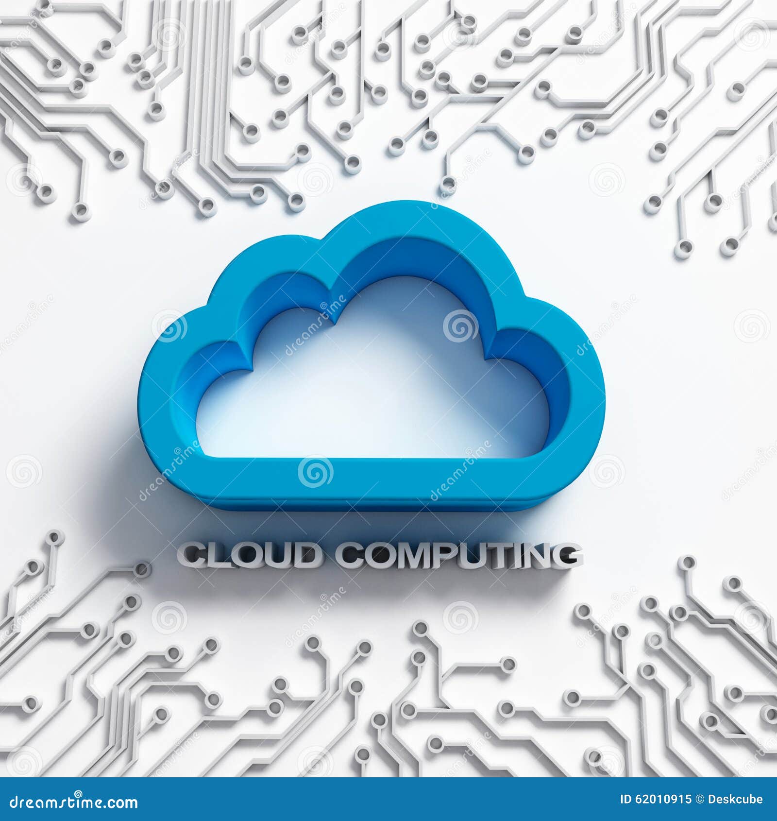 Cloud Computing Illustration Stock Illustration - Illustration of business, cloud: 62010915