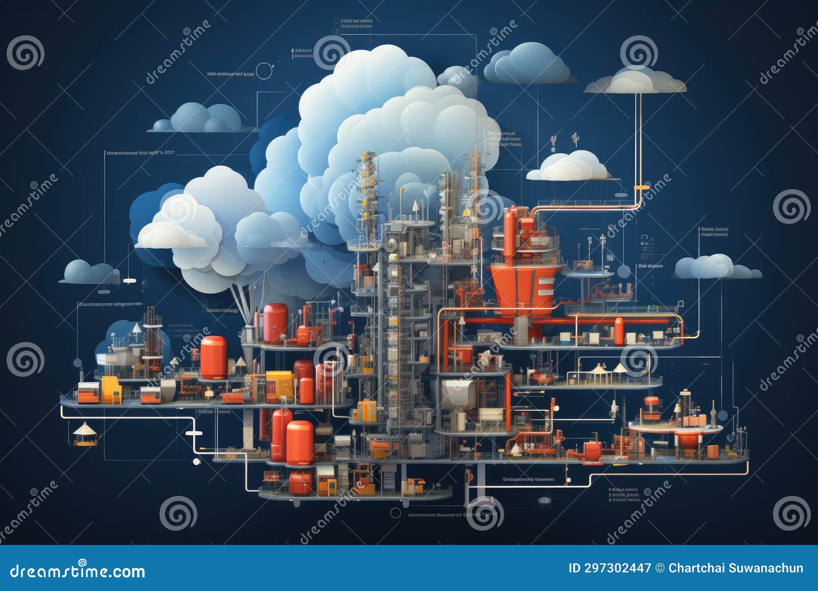 Cloud Computing Infrastructure, High Quality, Simple Resolution, Icons ...