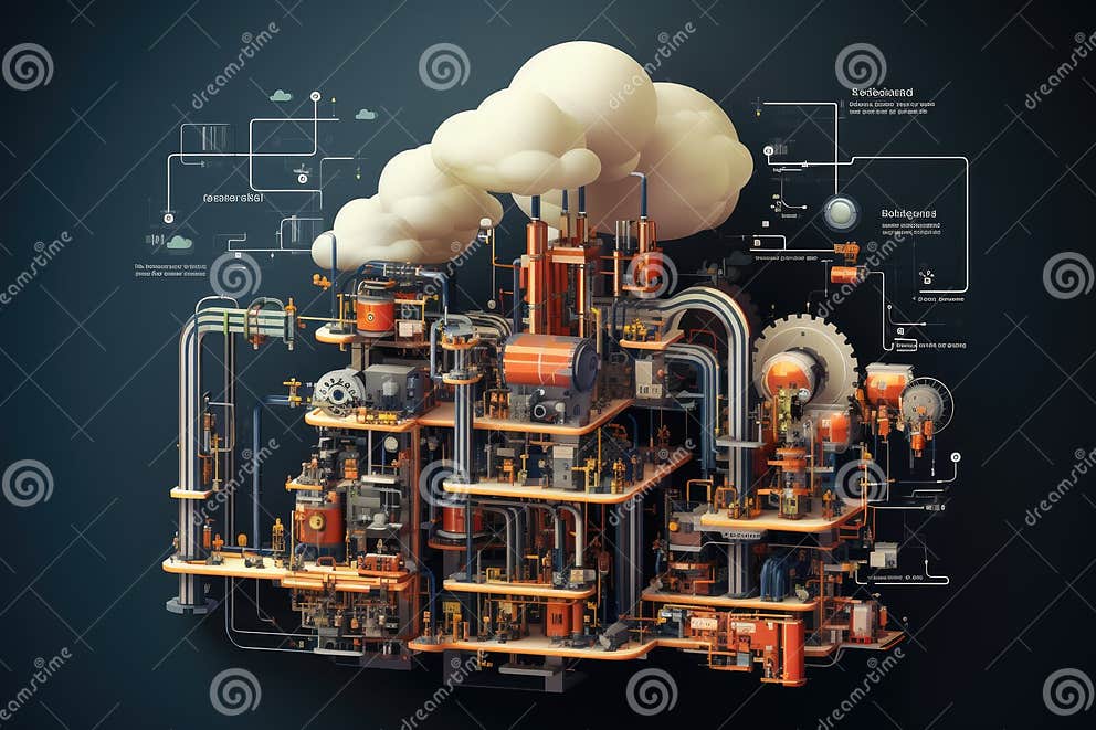 Cloud Computing Infrastructure, High Quality, Simple Resolution, Icons ...