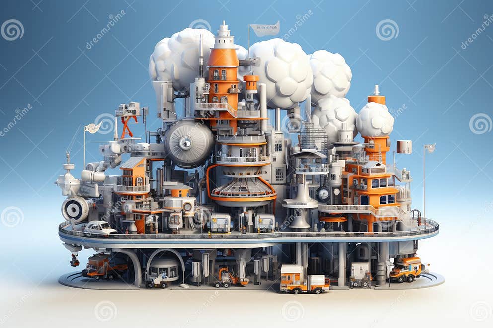 Cloud Computing Infrastructure, High Quality, Simple Resolution, Icons ...