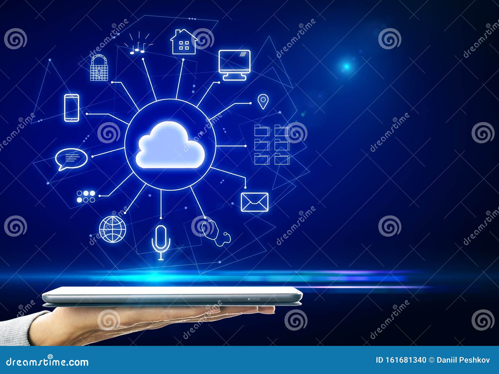 Cloud Computing and Innovation Concept Stock Photo - Image of browser ...