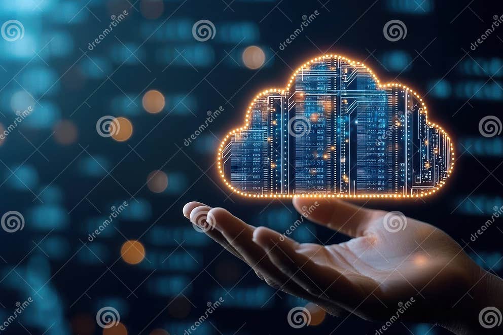 Cloud Computing Innovations Digital Environment Graphic Visualization ...