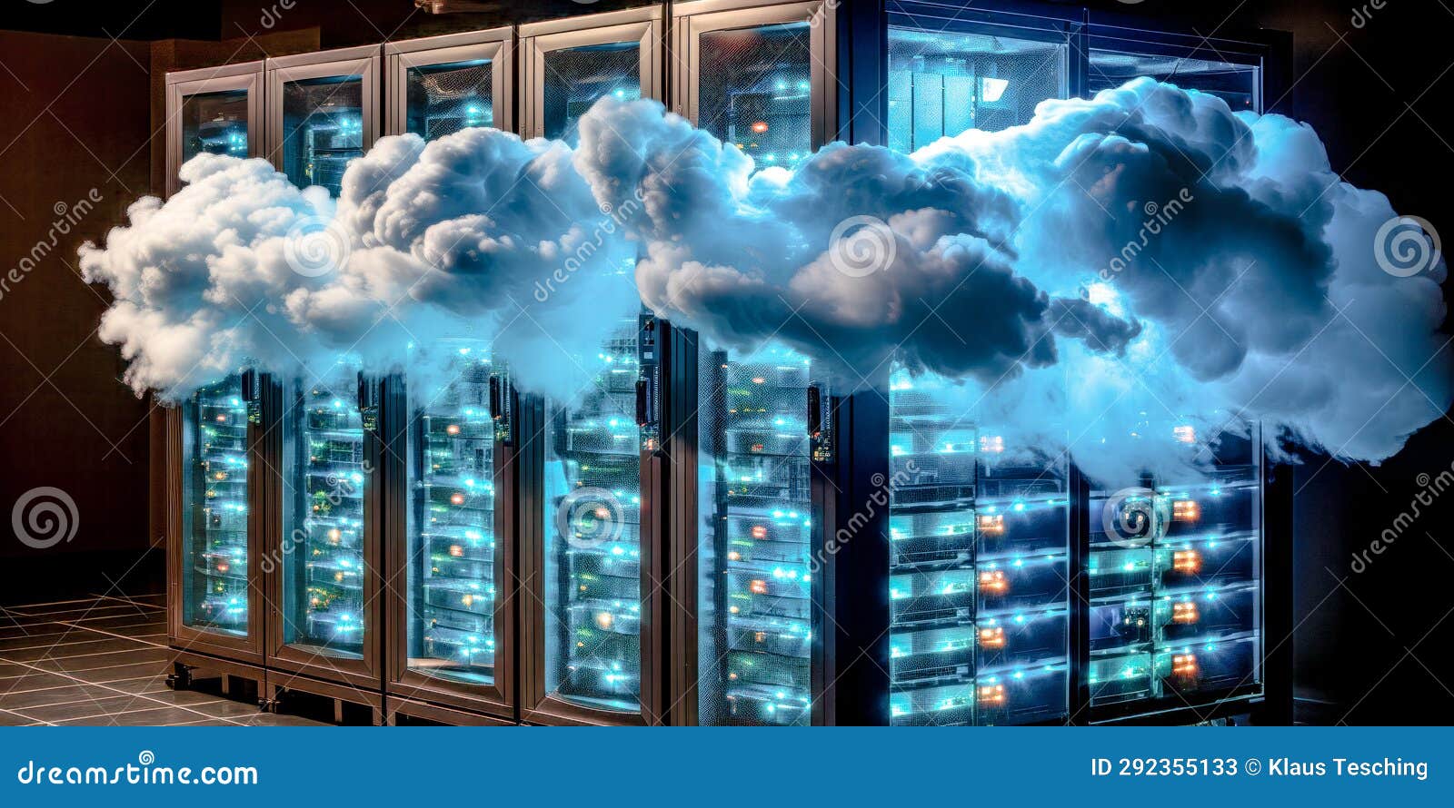 Cloudcomputing Cloud Computer Cloud-Storage Icon Image Sign Brainstorming CPU GPU Digital Art ...