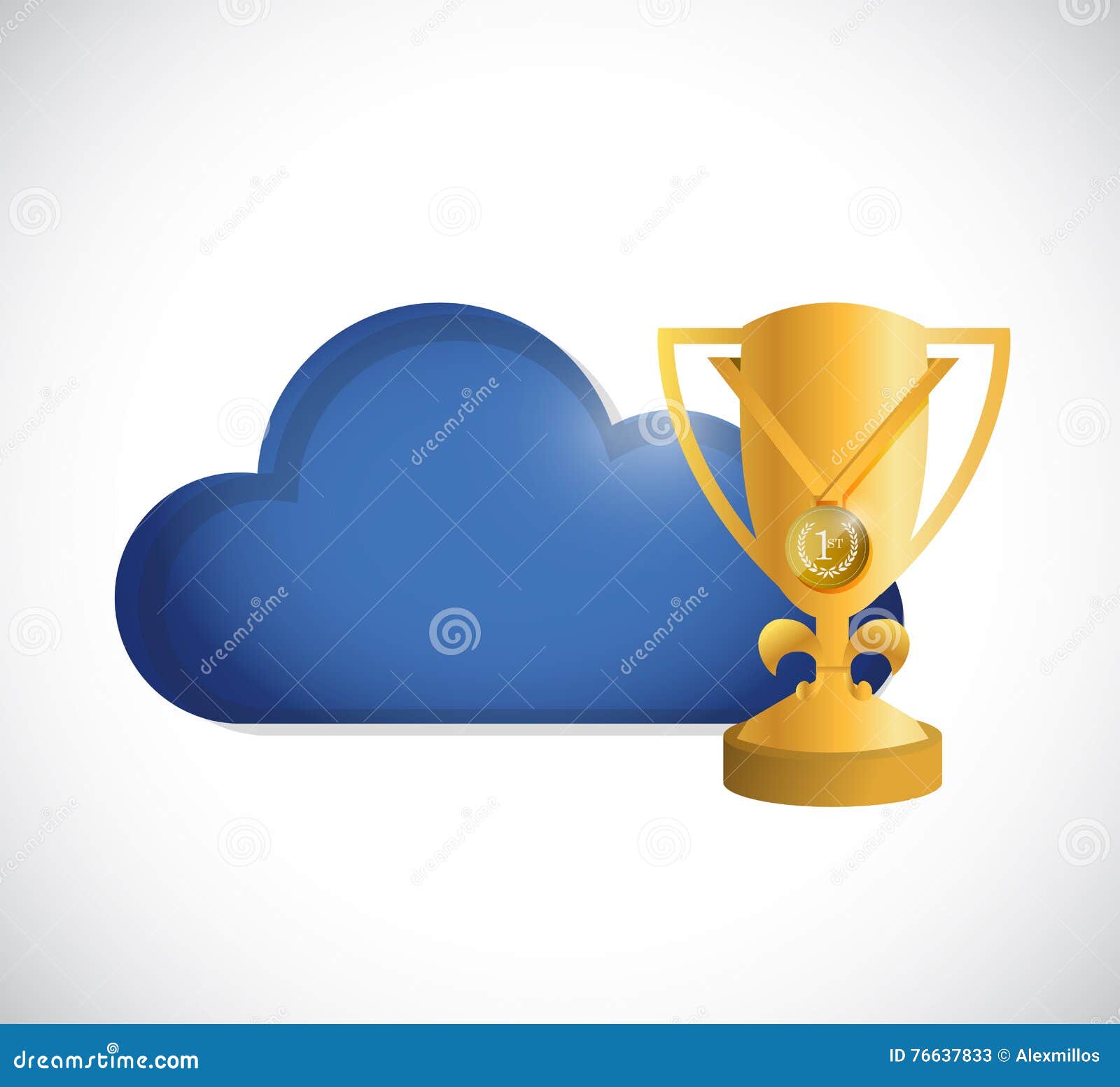 Cloud Computing Leader Concepts Stock Illustration - Illustration of ...