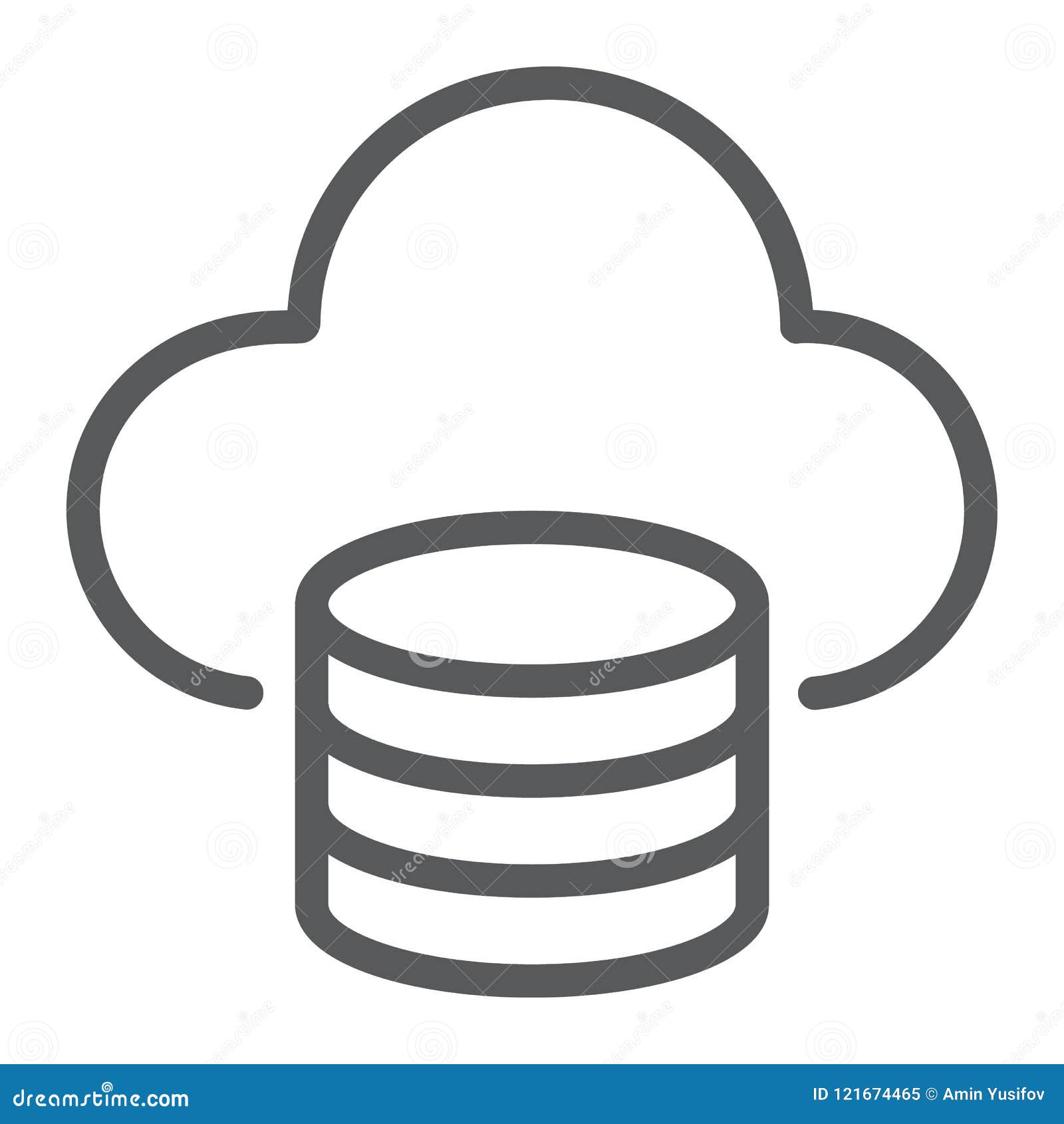 Cloud Computing Line Icon, Data and Analytics Stock Vector ... Cloud Computing Line Icon, Data and Analytics Stock Vector ...