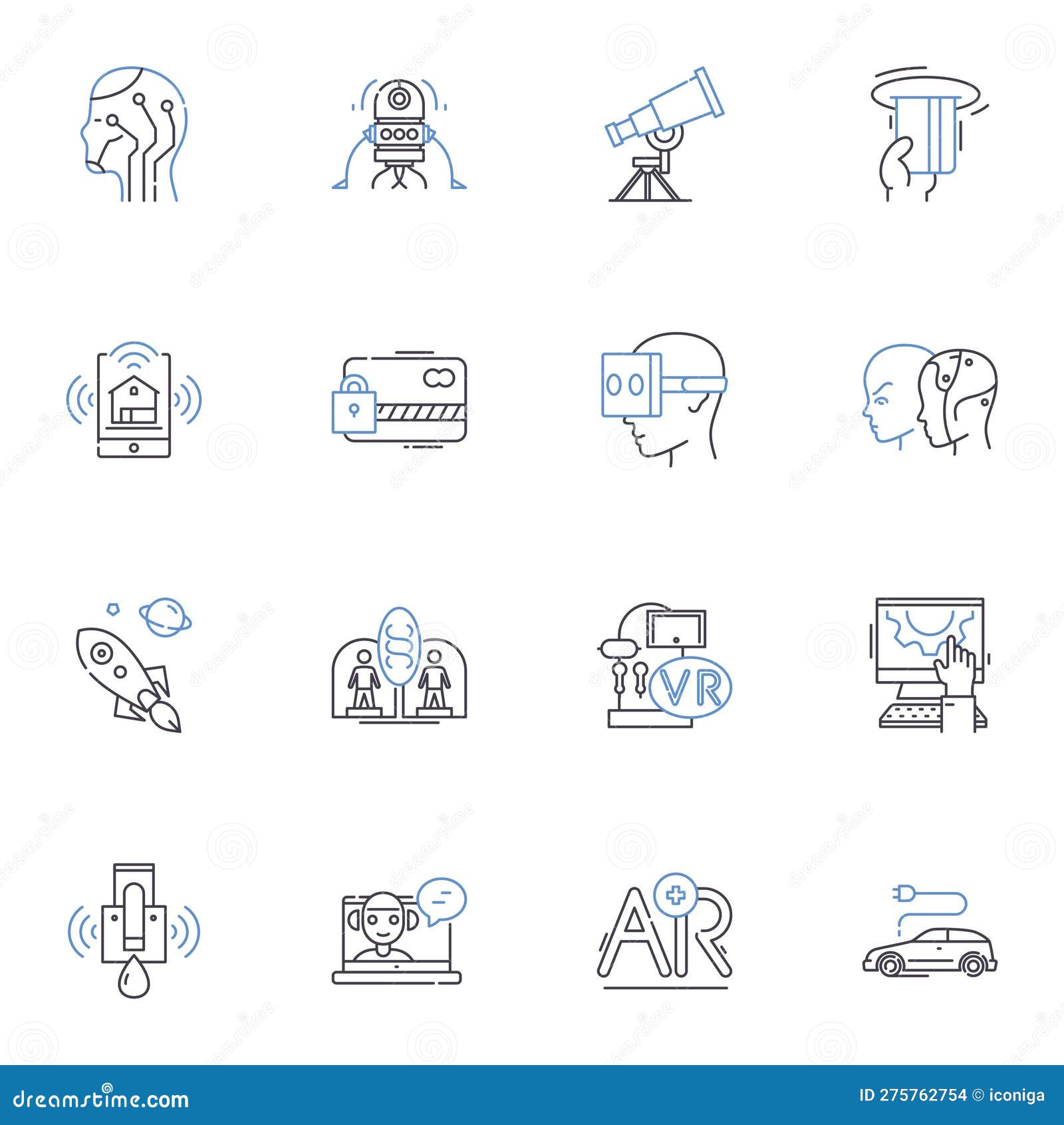 Cloud Computing Line Icons Collection. Virtualization, Integration ... Cloud Computing Line Icons Collection. Virtualization, Integration ...