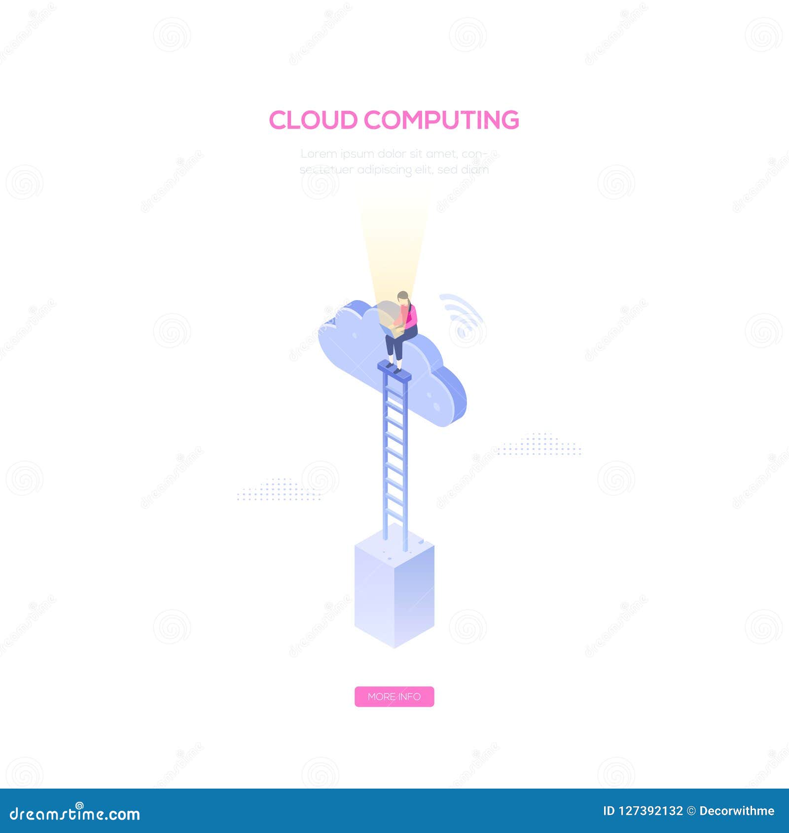 Cloud Computing - Modern Isometric Vector Web Banner Stock Vector ... Cloud Computing - Modern Isometric Vector Web Banner Stock Vector ...