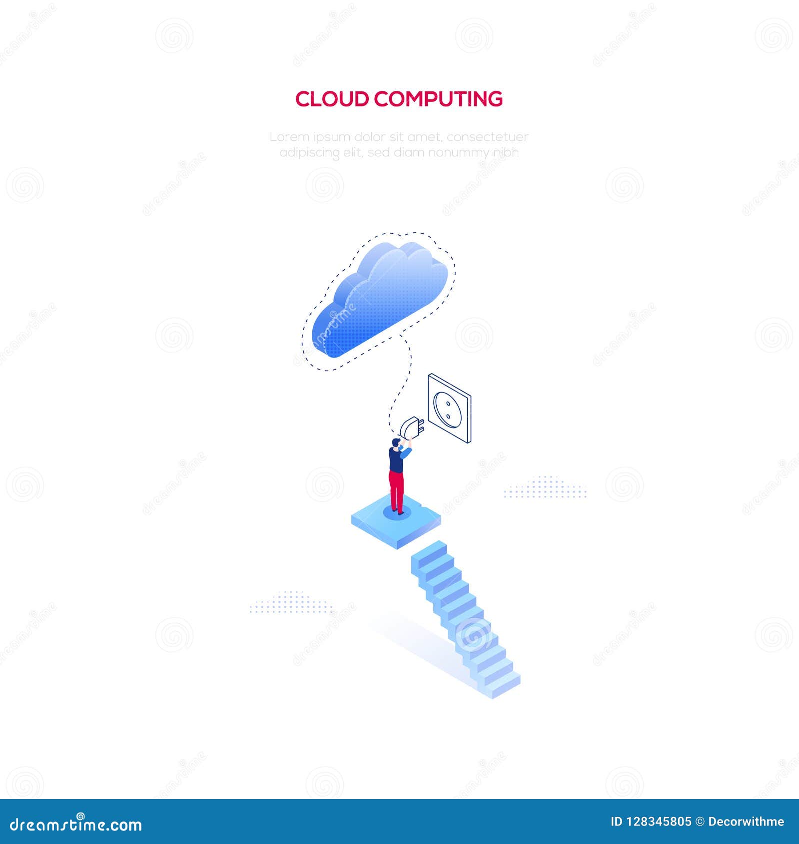 Cloud Computing - Modern Isometric Vector Web Banner Stock Vector ... Cloud Computing - Modern Isometric Vector Web Banner Stock Vector ...