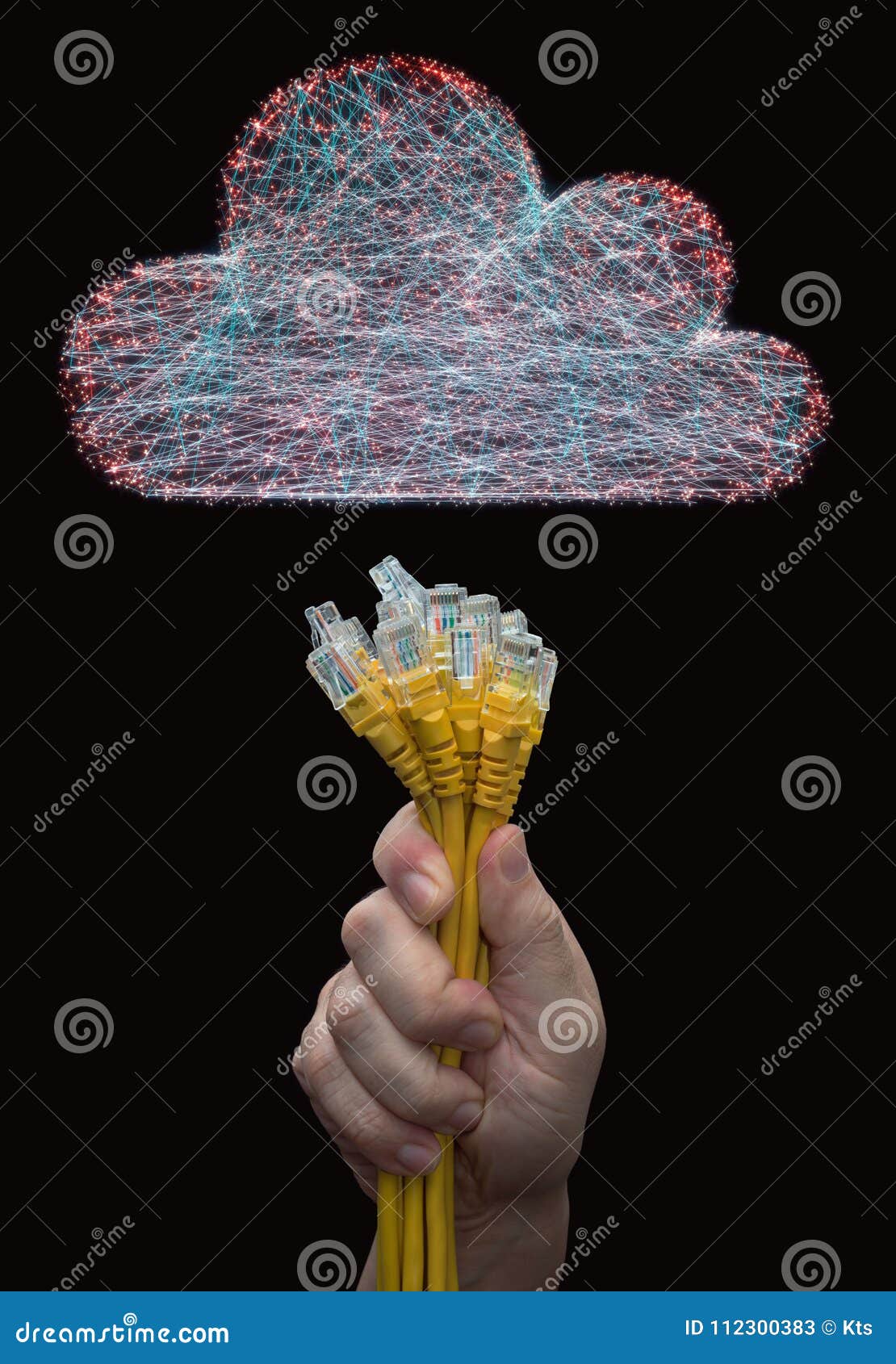 Cloud Computing Network Connectivity Stock Image - Image of access ...