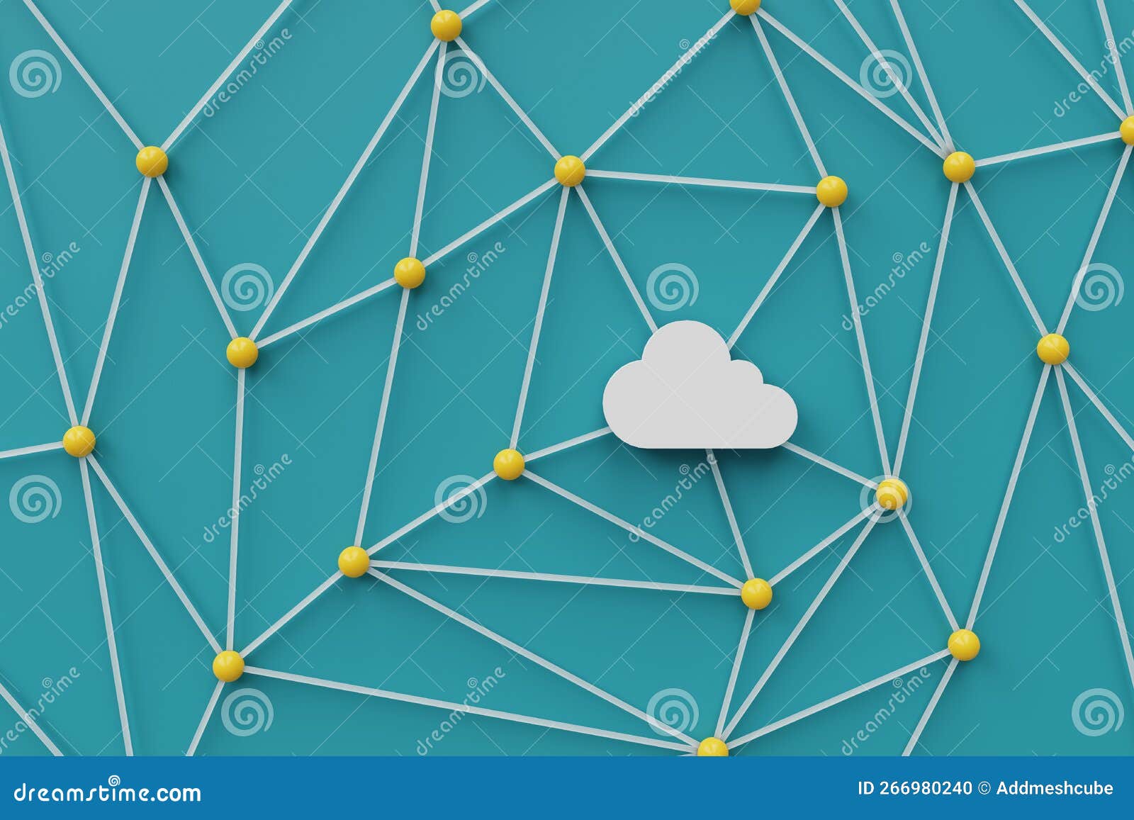 Cloud Computing And Networking Concept 3d Stock Illustration Illustration Of Cloud