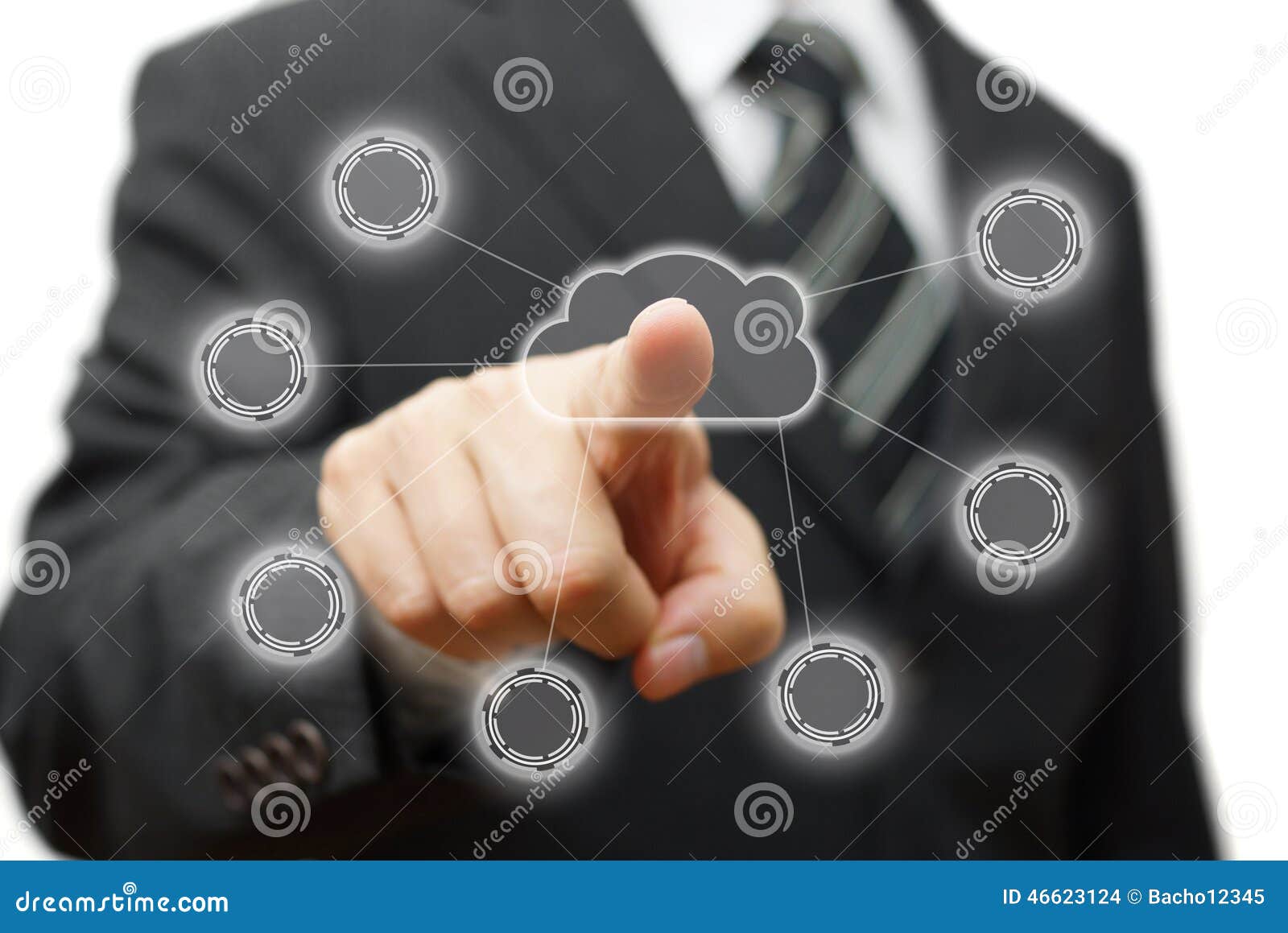 Cloud Computing,networking and Connectivity Stock Illustration ...