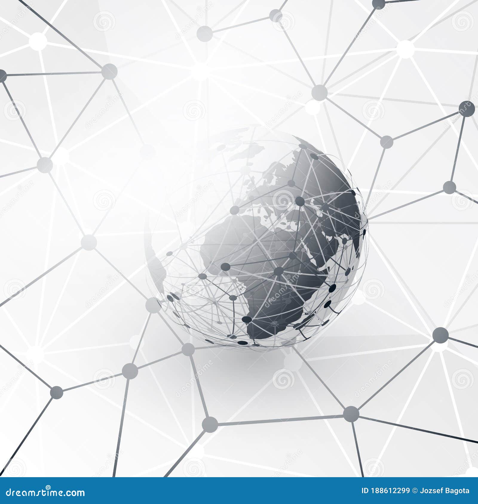 Cloud Computing and Networks Concept with Earth Globe - Global Digital ...