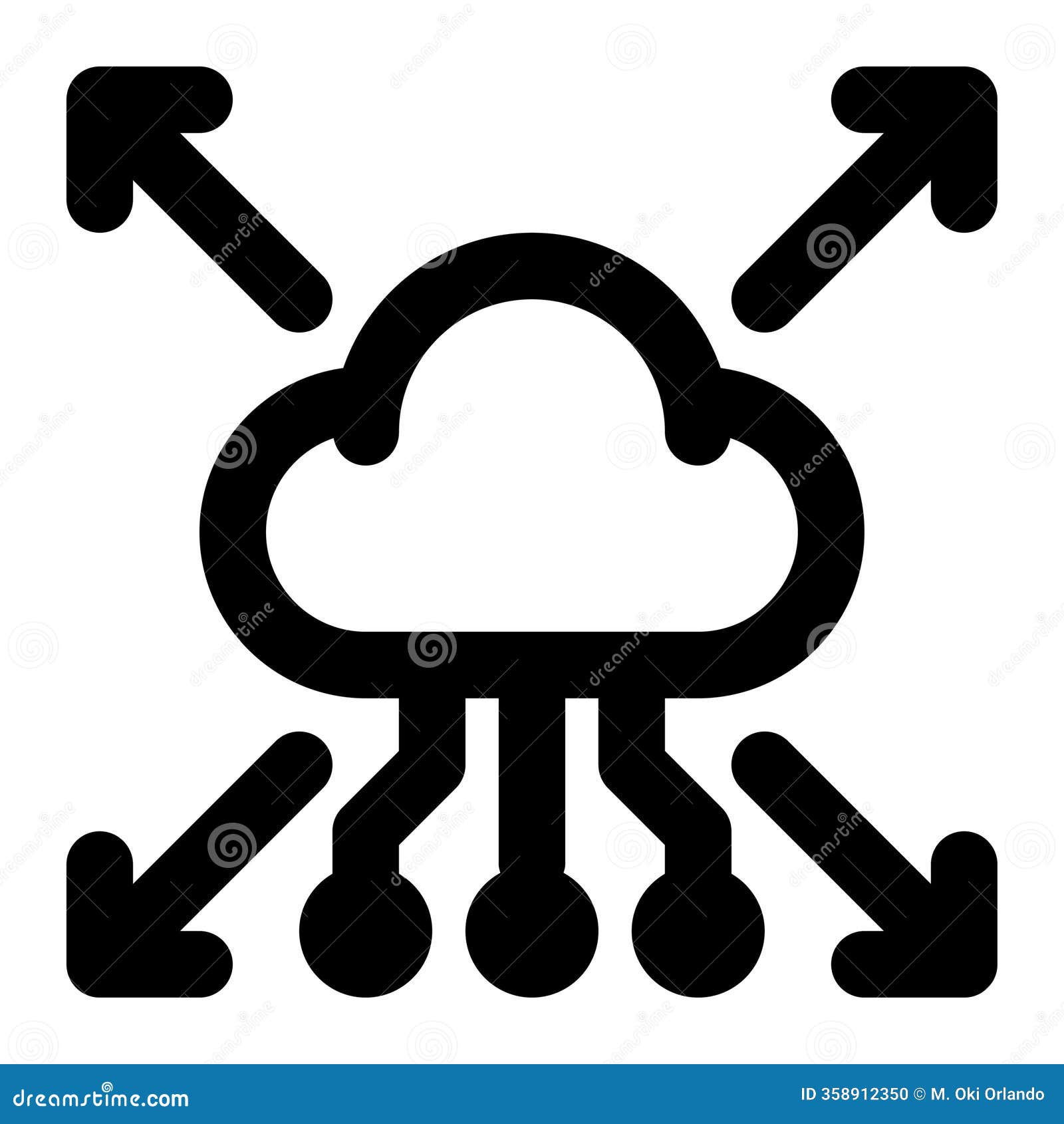 Cloud Deployment Models Mind Map Process, Technology Concept For ...