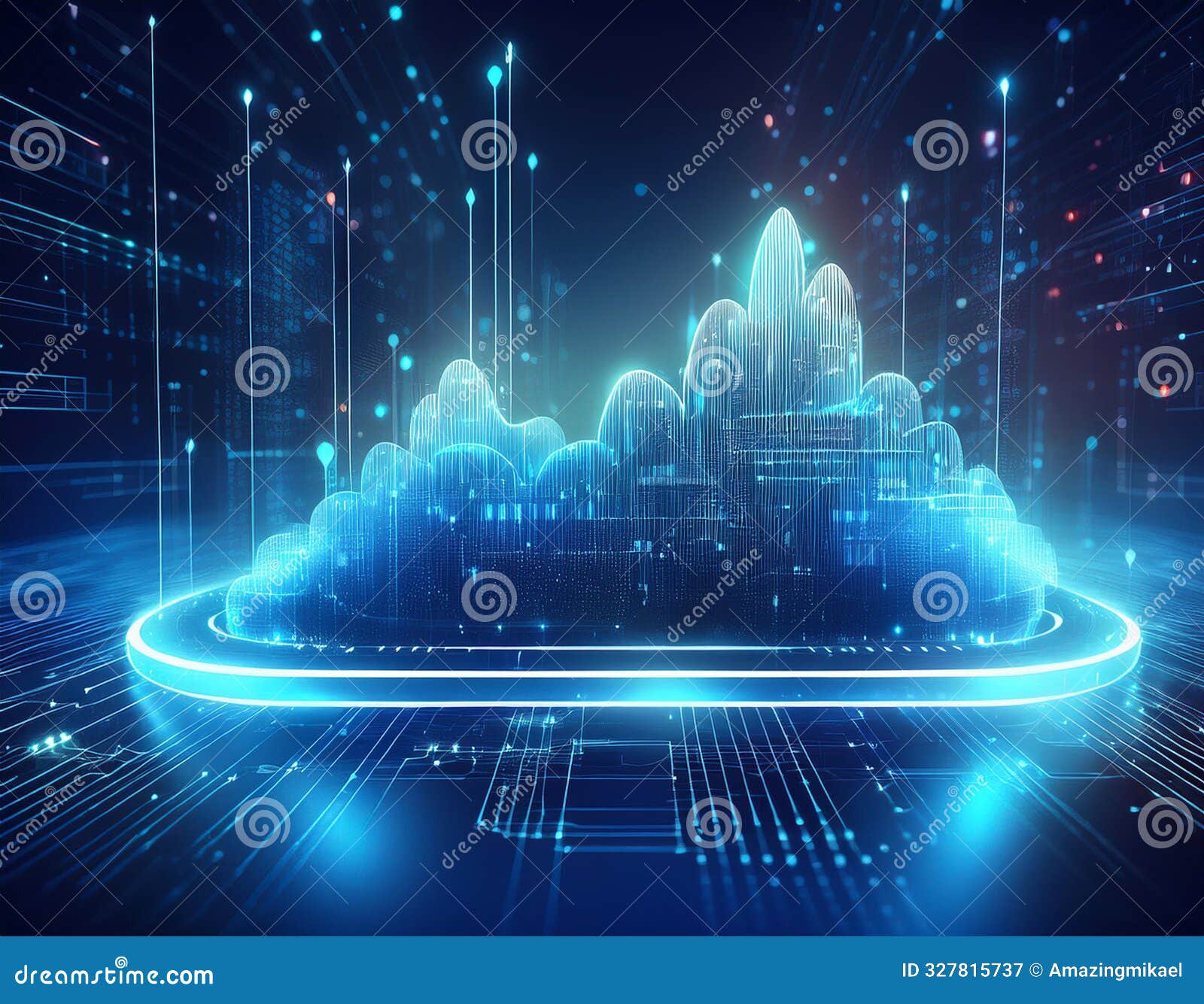 Cloud Computing with Secure Data Transfer, Cybersecurity, and Advanced Network Technology Stock ...