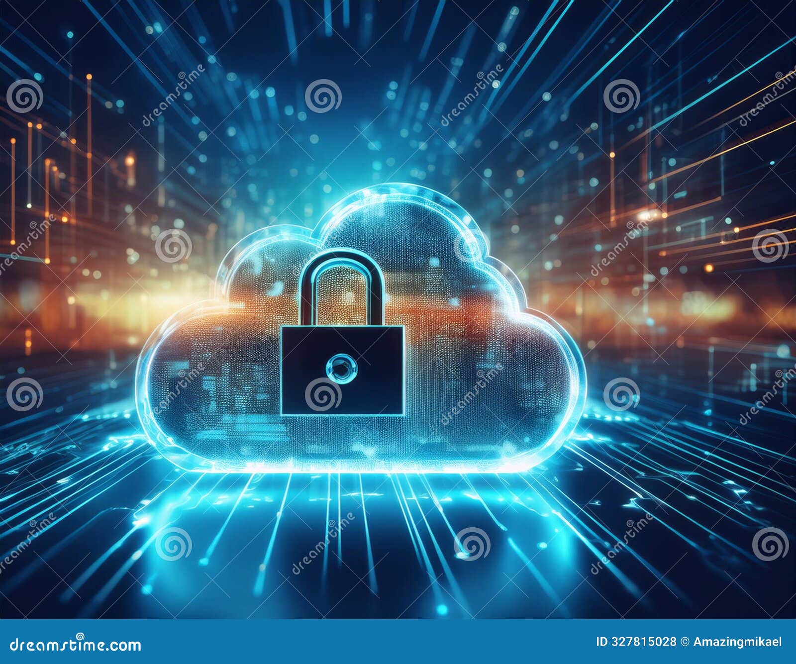 Digital Clock Cloud Computing with Secure Data Transfer, Cybersecurity ...