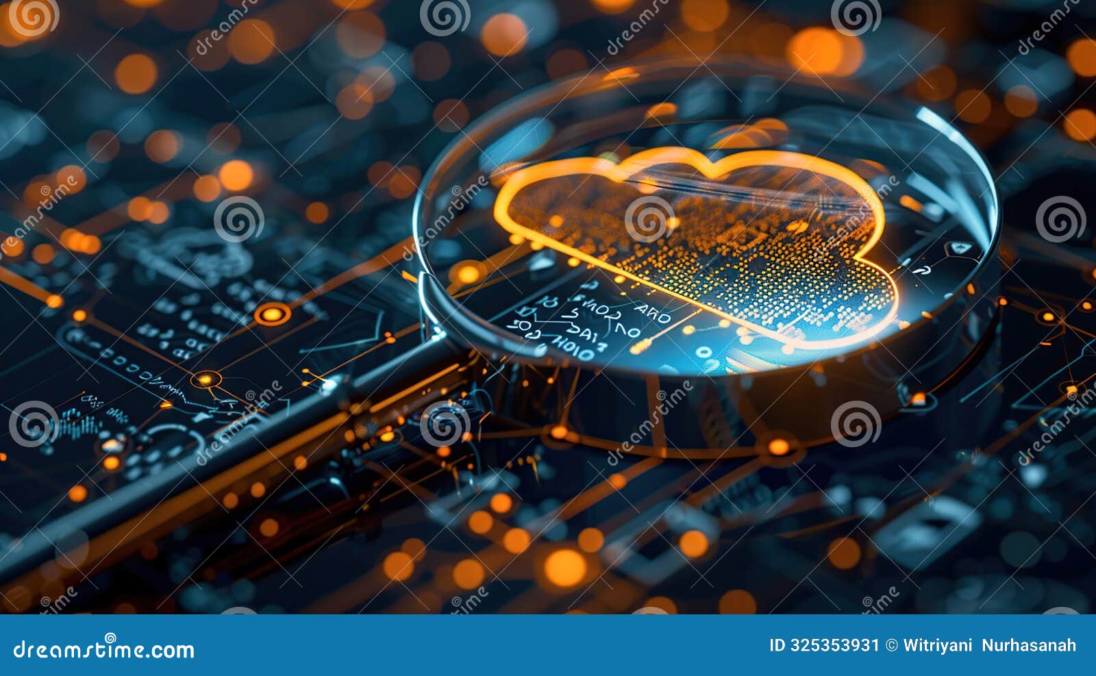 Cloud Computing Security Concept Stock Illustration - Illustration of transformation, security ...