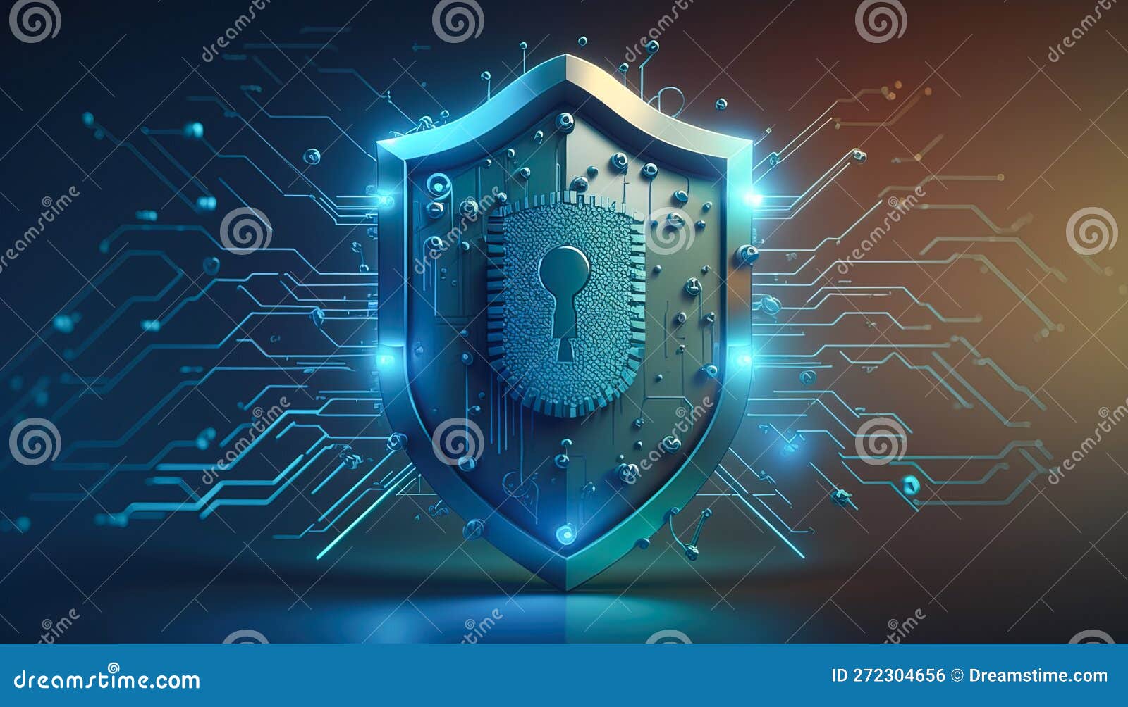 Cloud Computing Security: Protecting Data in the Digital Age - Ai Generated Stock Illustration ...