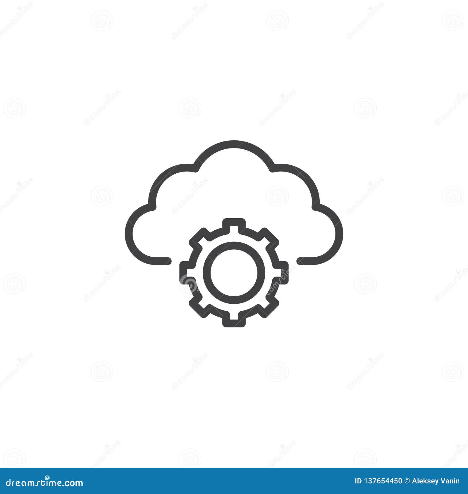 Cloud Computing Settings Line Icon Stock Vector - Illustration of ... Cloud Computing Settings Line Icon Stock Vector - Illustration of ...