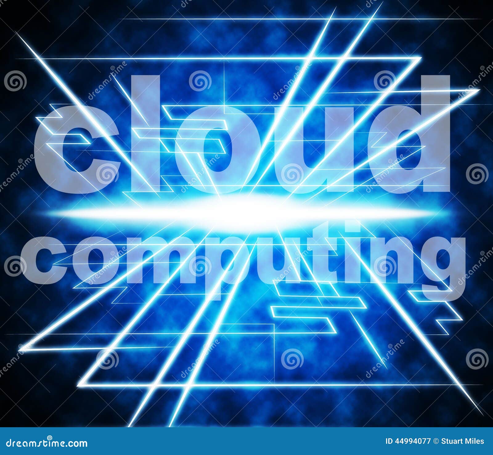 Cloud Computing Shows Network Server and Communication Stock ...