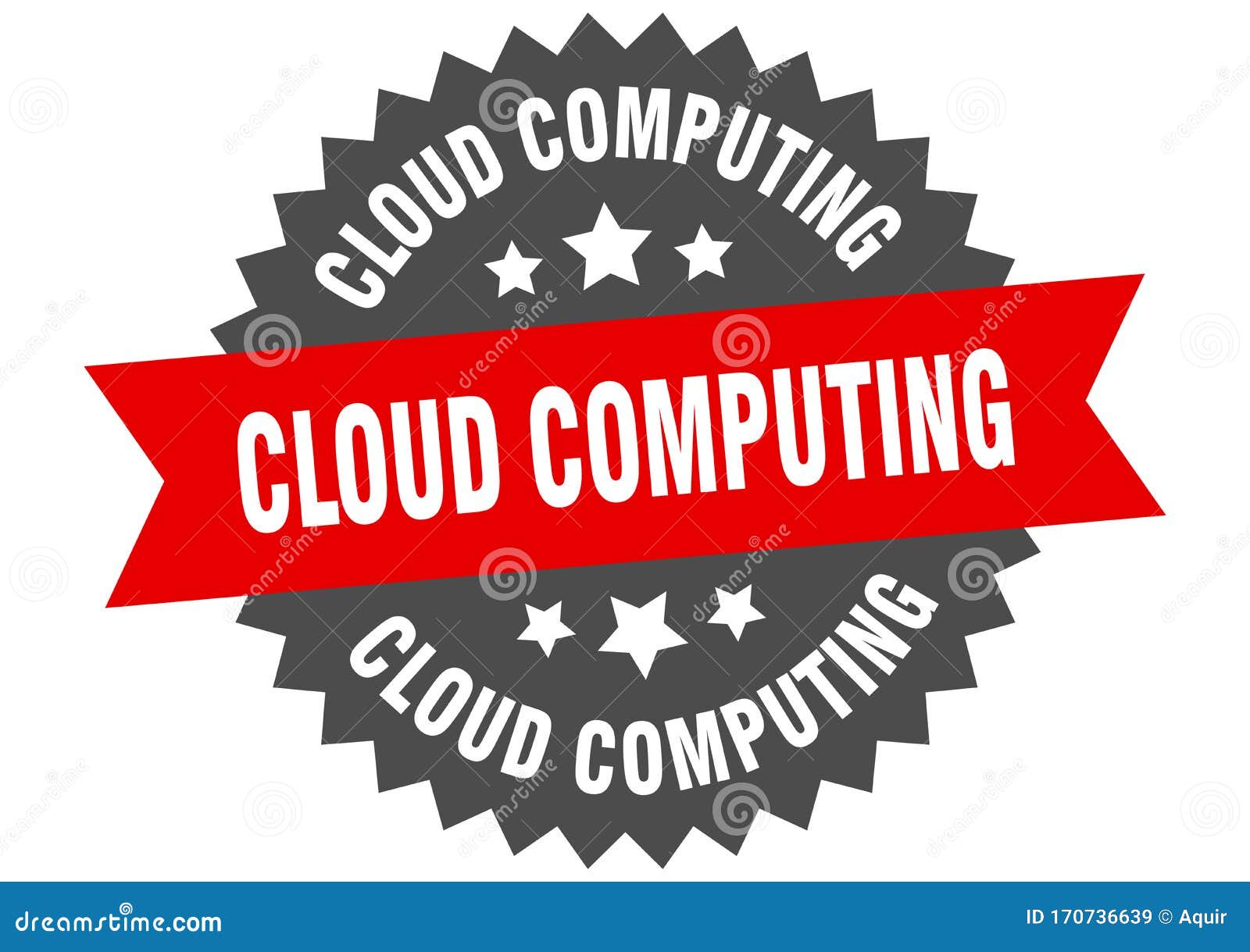 Cloud Computing Sign. Cloud Computing Circular Band Label. Cloud ...