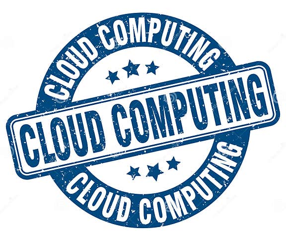 Cloud Computing Stamp. Cloud Computing Label. Round Grunge Sign Stock ...