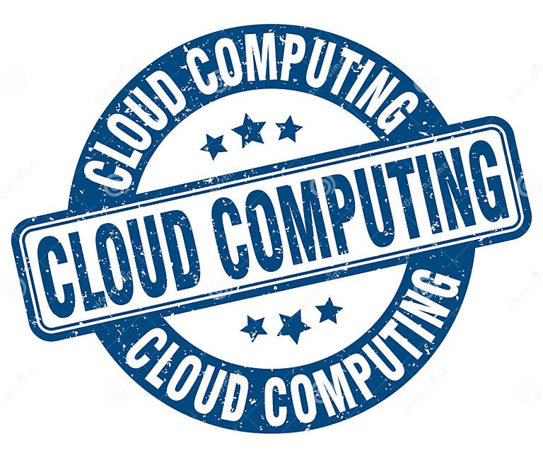 Cloud Computing Stamp. Cloud Computing Label. Round Grunge Sign Stock ...